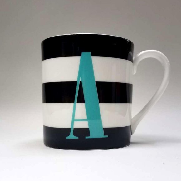 kate spade | Dining | Kate Spade Wickford Red Letter Day Monogram A ...